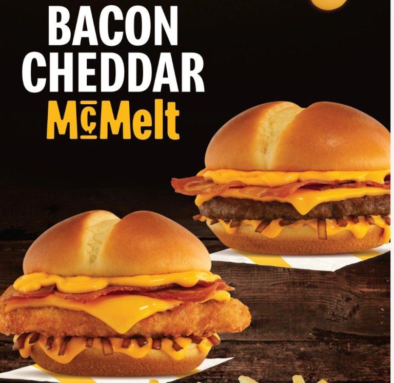 Queso cheddar es el protagonista de la nueva Bacon Cheddar McMelt de ...